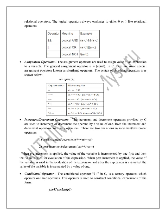 VTU C programming(CPS) 18CPS13/23 notes by Nithin,VVCE,Mysuru | PDF ...