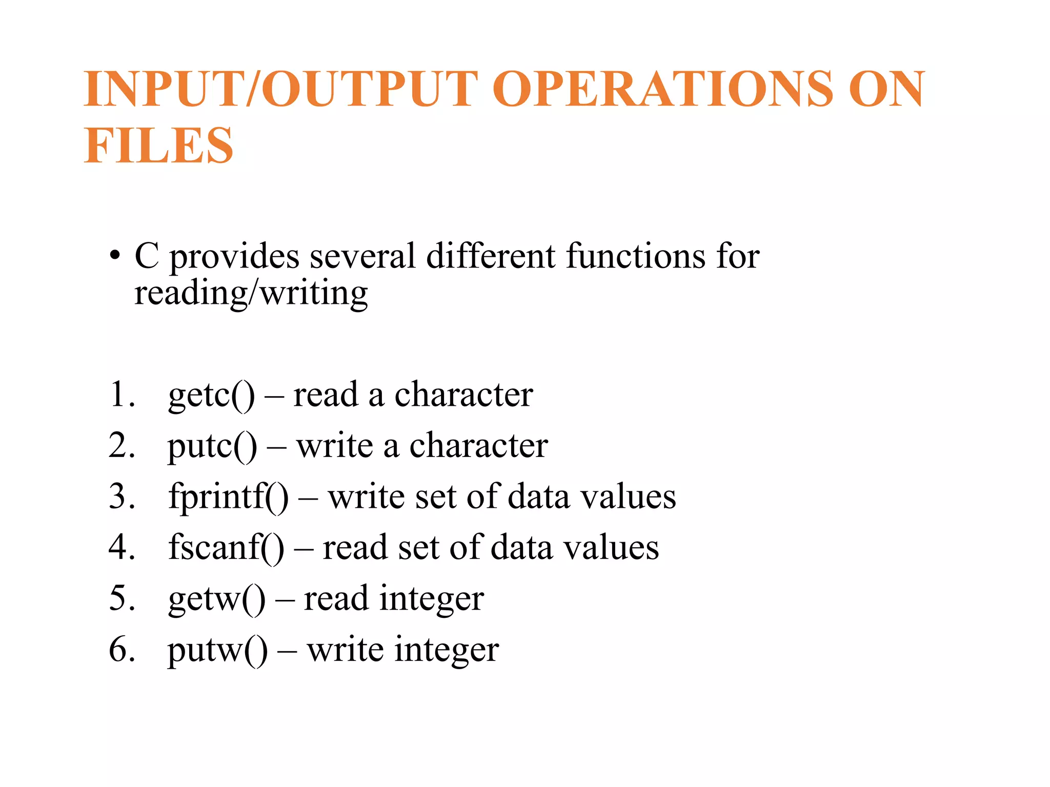 C Programming File Handling Cpptx