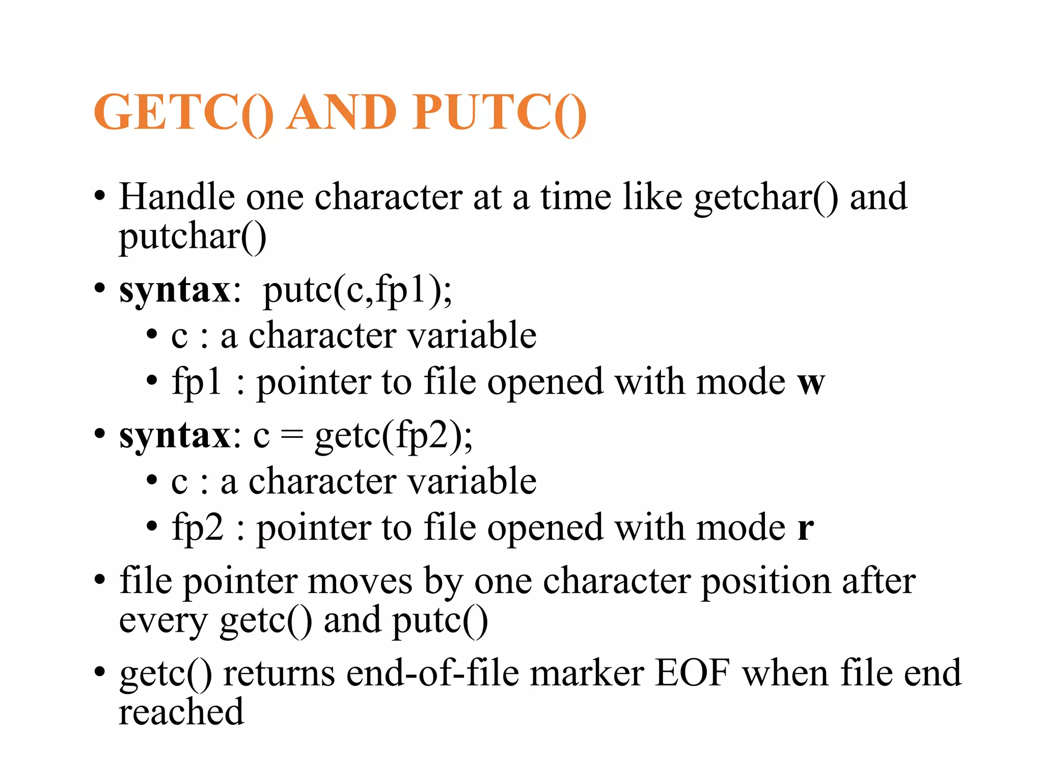 C Programming File Handling Cpptx