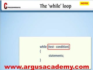 C programming flow of controls | PPSX