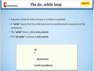 C programming flow of controls | PPSX