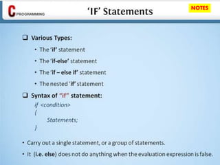 C programming flow of controls | PPSX