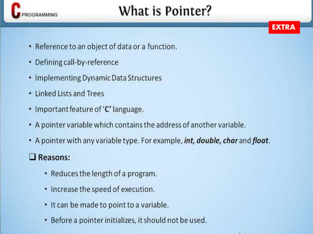 C programming pointer | PPSX