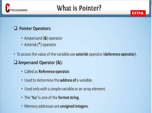 C programming pointer | PPSX