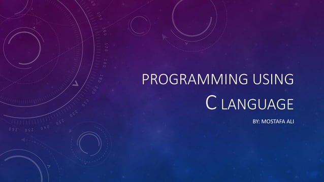 C Programming[Sample] | PPT