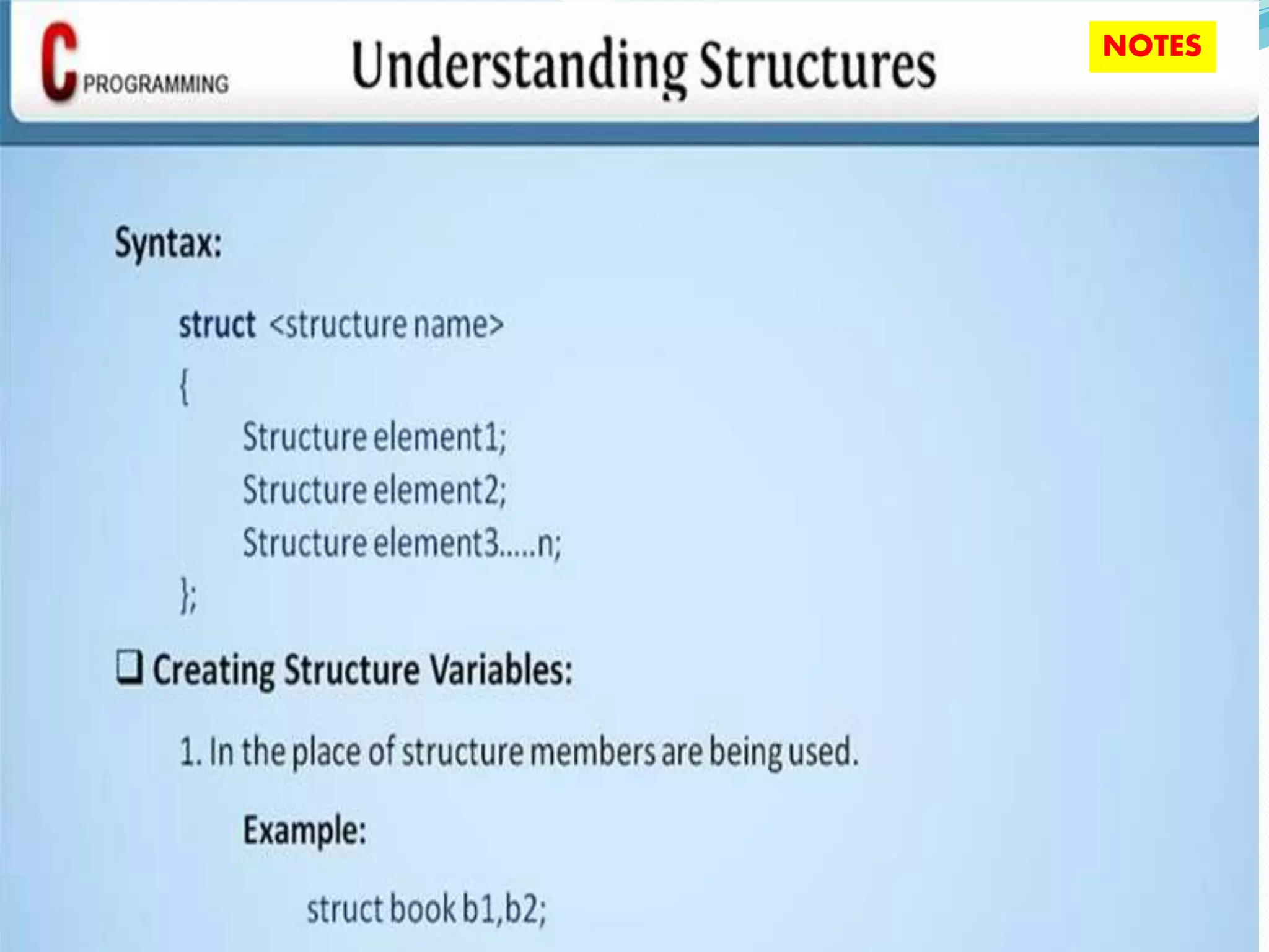 C Programming Structure And Pointer Ppt