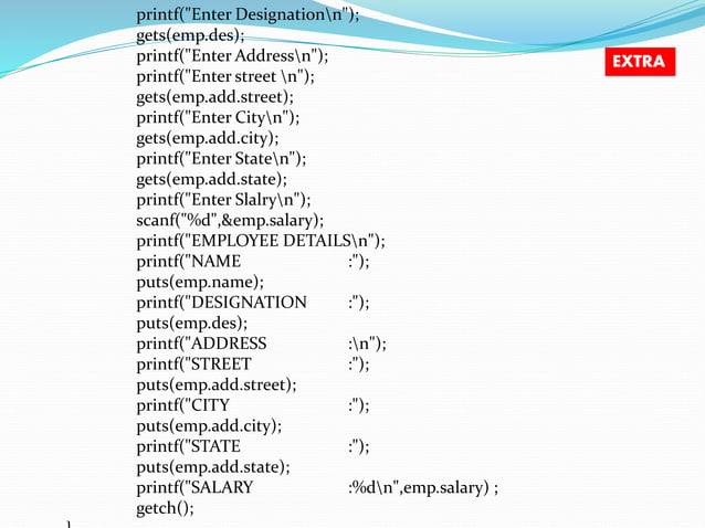 C programming structure & pointer | PPSX | Programming Languages ...