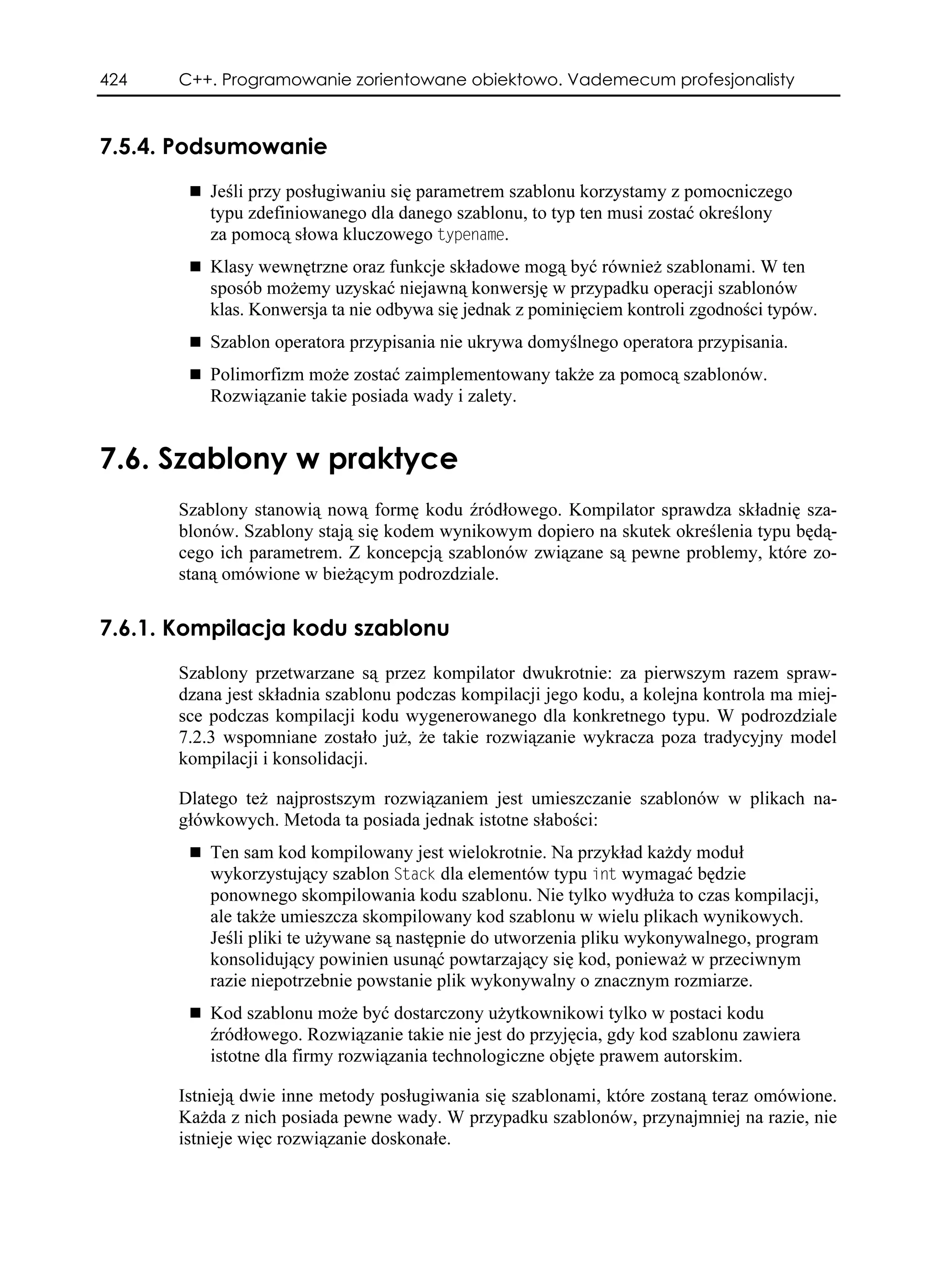 C++. Programowanie zorientowane obiektowo. Vademecum profesjonalisty | PDF