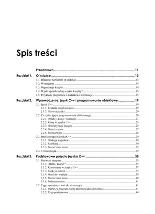 C++. Programowanie zorientowane obiektowo. Vademecum profesjonalisty | PDF