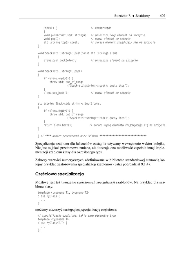 C++. Programowanie zorientowane obiektowo. Vademecum profesjonalisty | PDF
