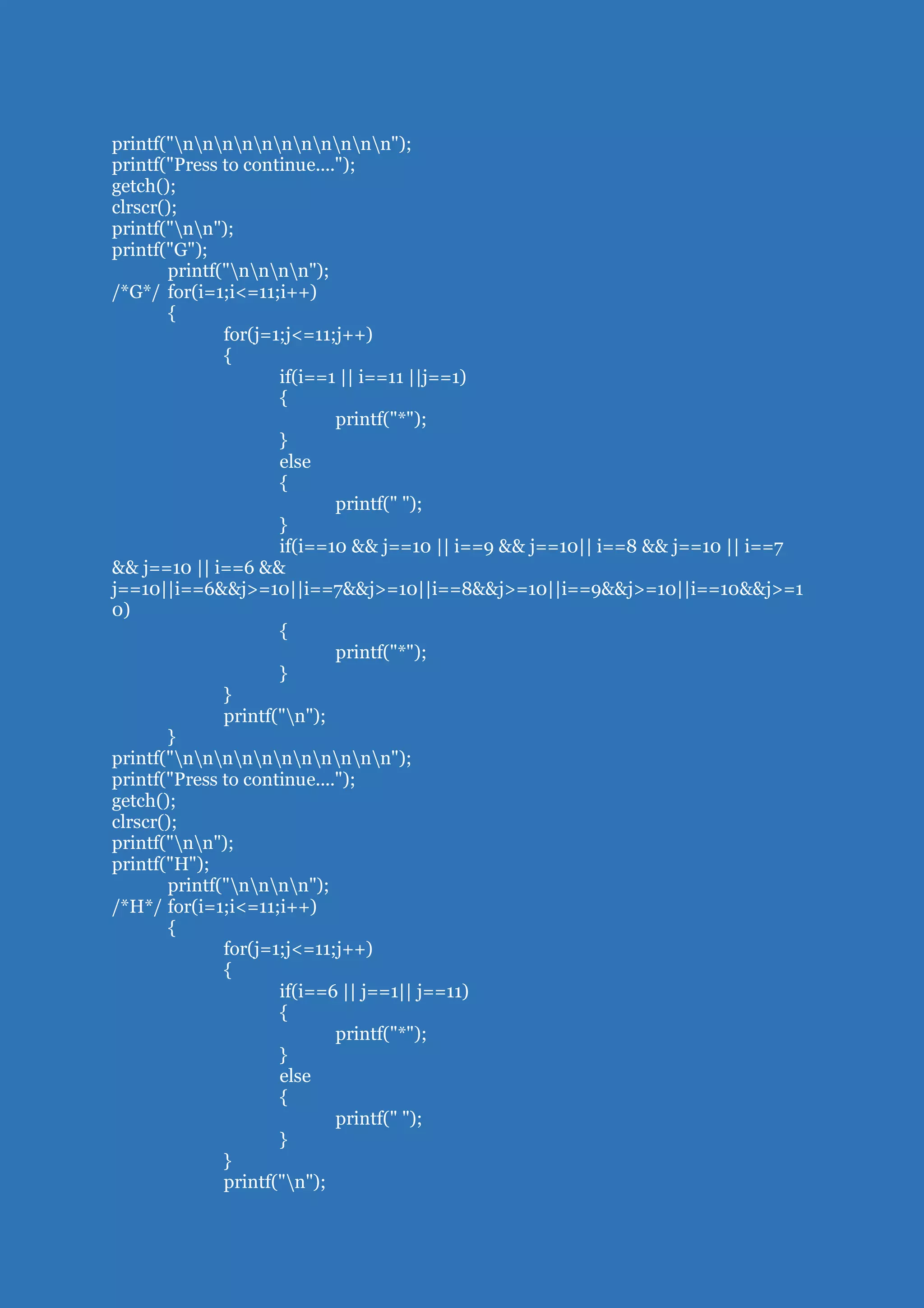 C program to print alphabets from a to z | PDF