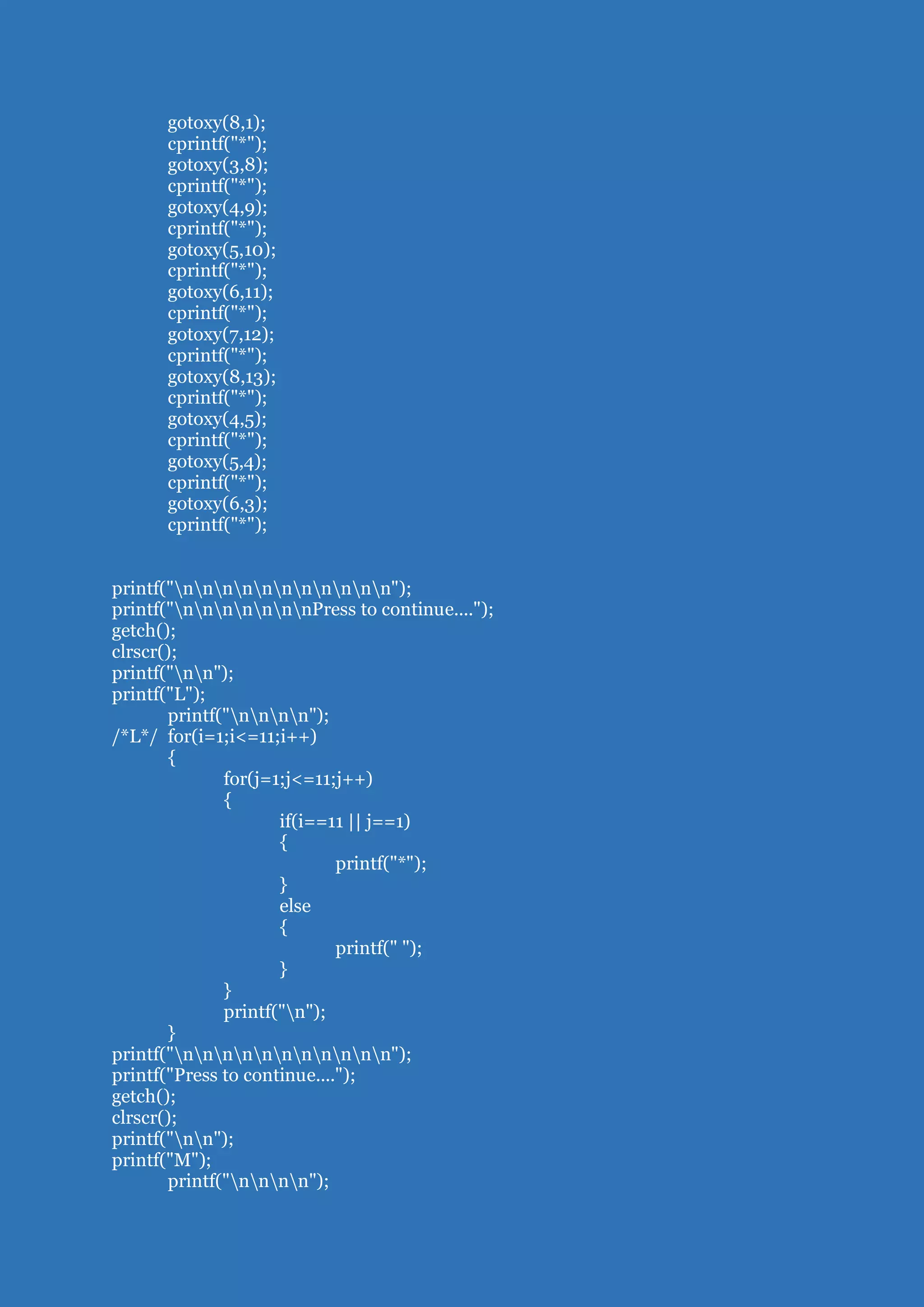 C program to print alphabets from a to z | PDF