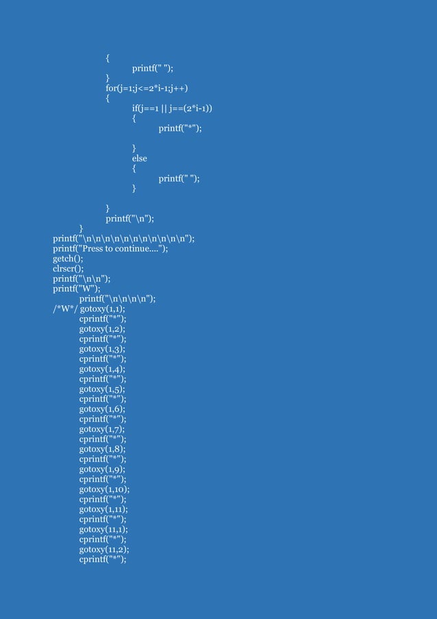 C program to print alphabets from a to z | PDF