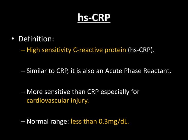 C Reactive Protein Pptx