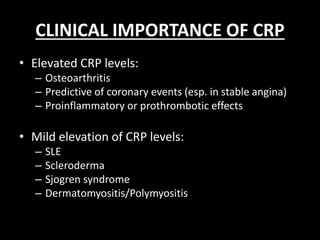 C reactive protein | PPT | Free Download
