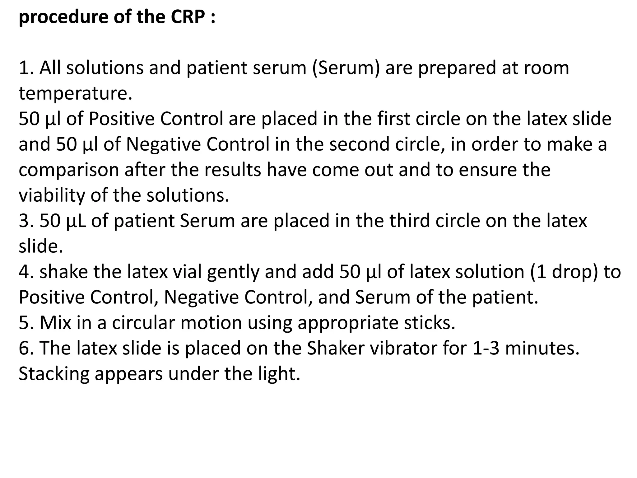C-reactive protein (CRP) is a protein made by the liver | PPTX