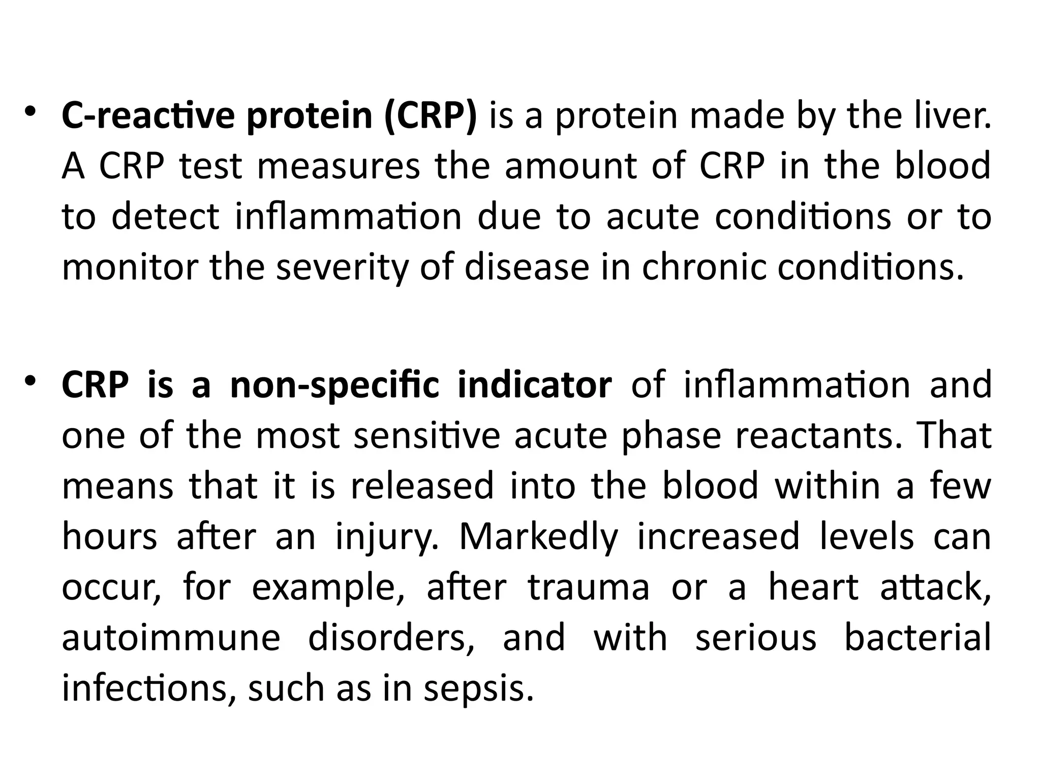Topic : Immunological Test [ C-Reactive Protein (CRP) ] | PPTX
