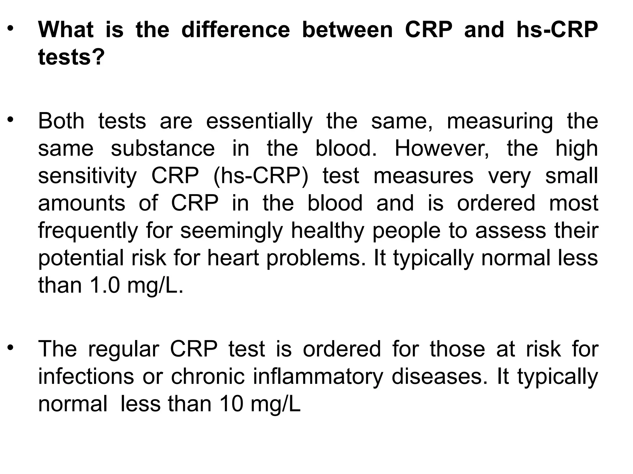 Topic : Immunological Test [ C-Reactive Protein (CRP) ] | PPTX