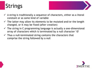 C Programming - Refresher - Part II | PDF