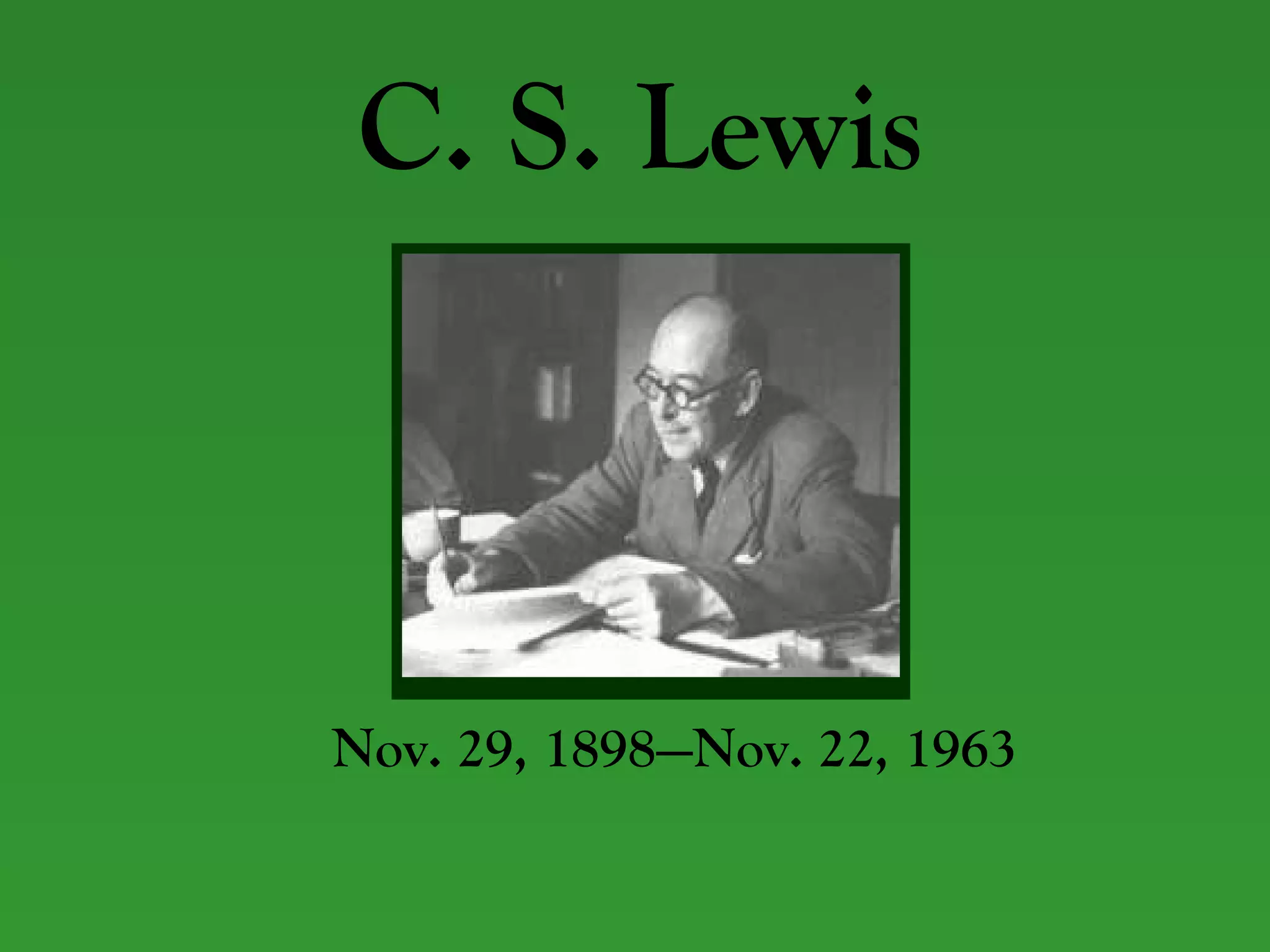 C.s.lewis | PPT