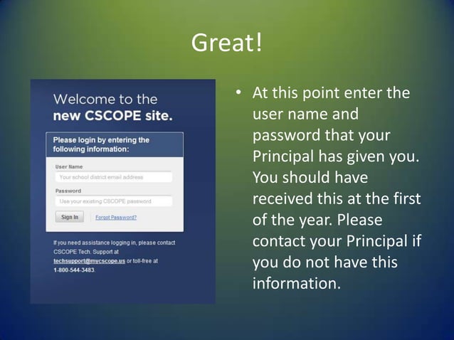 CSCOPE Tutorial | PPTX | Educational Assessment | Education