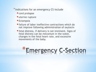 C Section | PPT