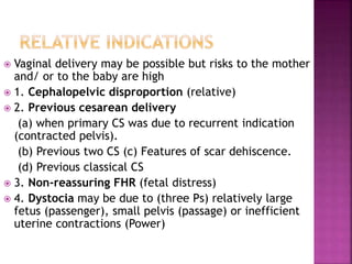 cesarean section | PPTX