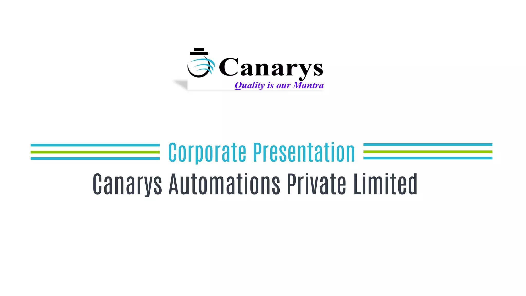 Canarys Automation Profile | PDF