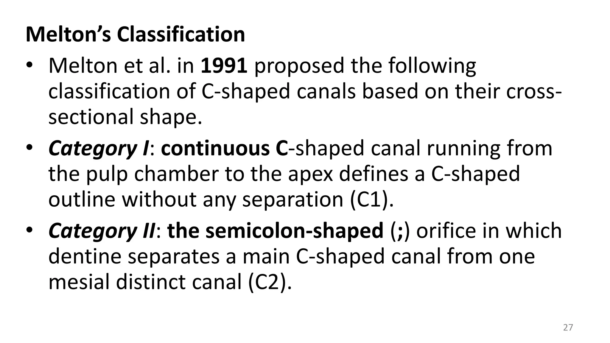 C- SHAPED CANALS pptx by DR. AMAL DEVADAS | PPTX