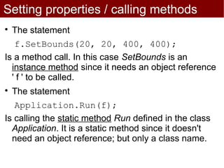 C# Summer course - Lecture 1 | PPT