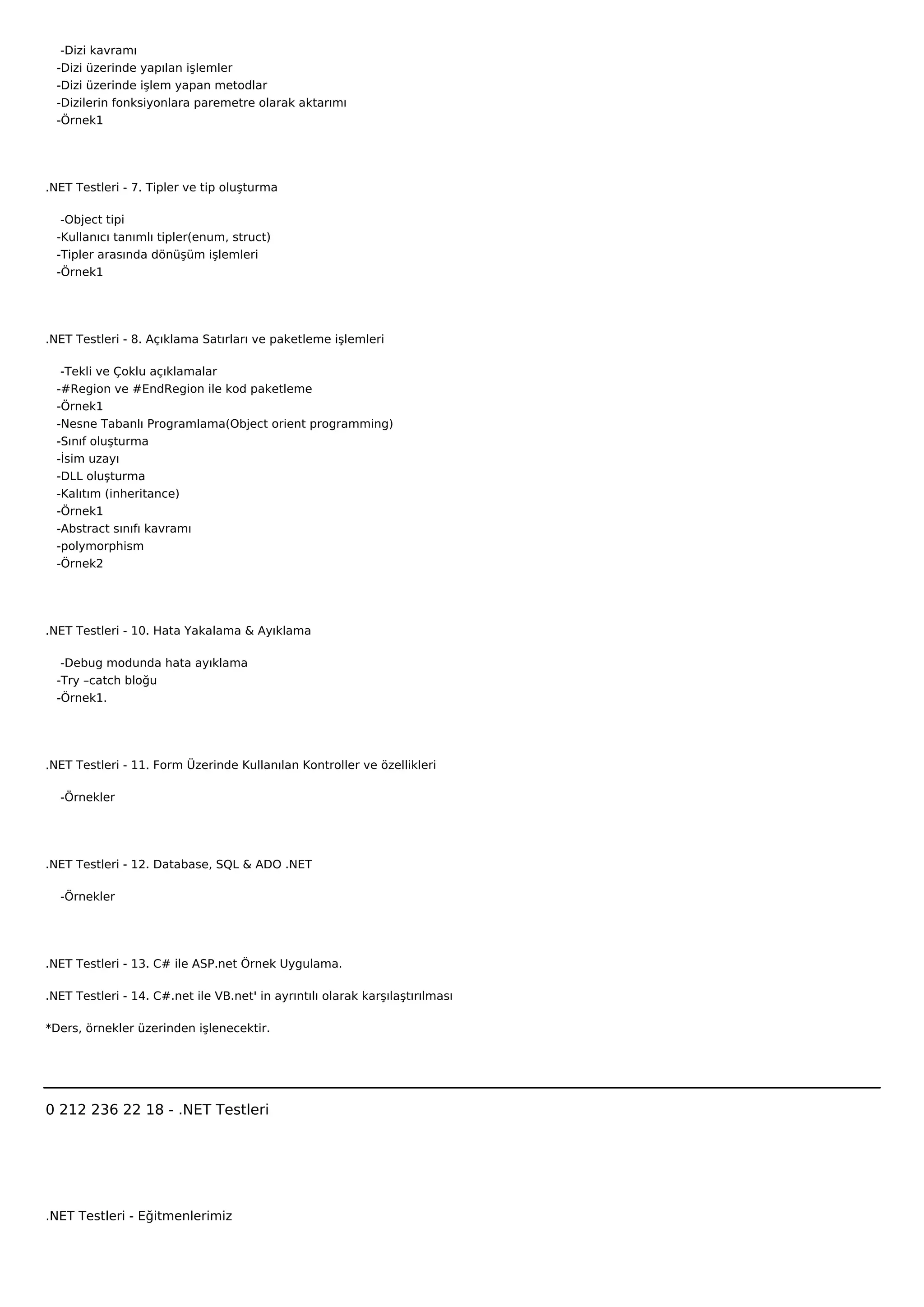 C sharp-testleri | PDF