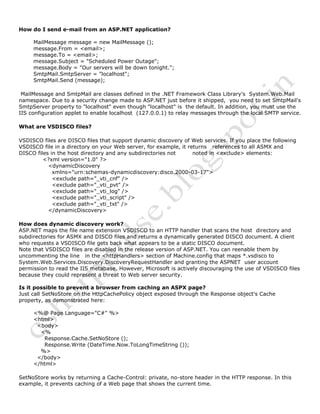 C sharp and asp.net interview questions | PDF