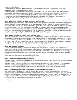 C sharp and asp.net interview questions | PDF