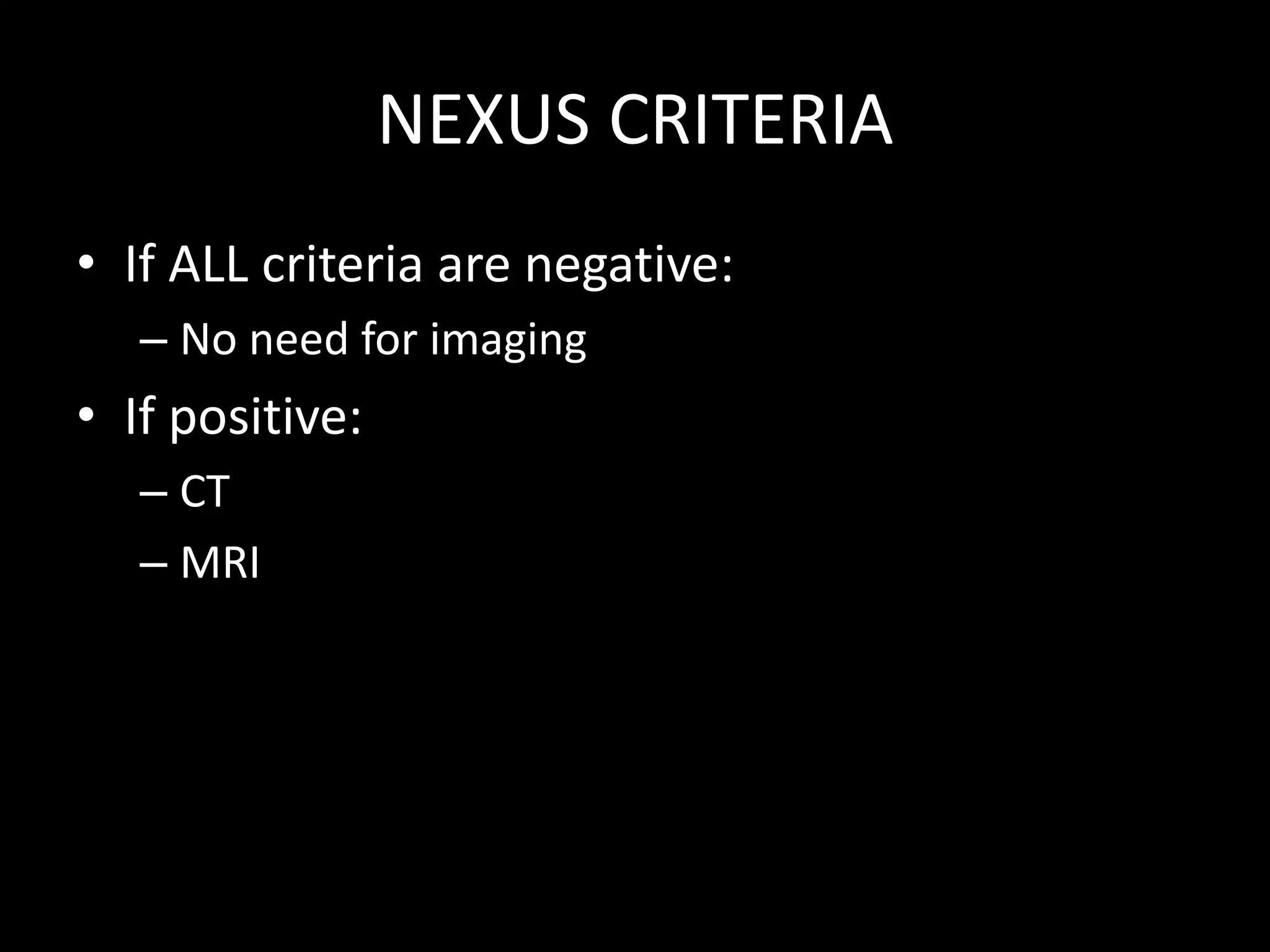 Cervical Spine Trauma Imaging | PPTX