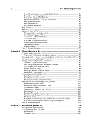 C++. Sztuka programowania | PDF