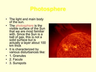 C. the solar system | PPT