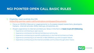 NGI Pointer: Changing the Fabric of the Internet, OW2online, June 2020 | PPT