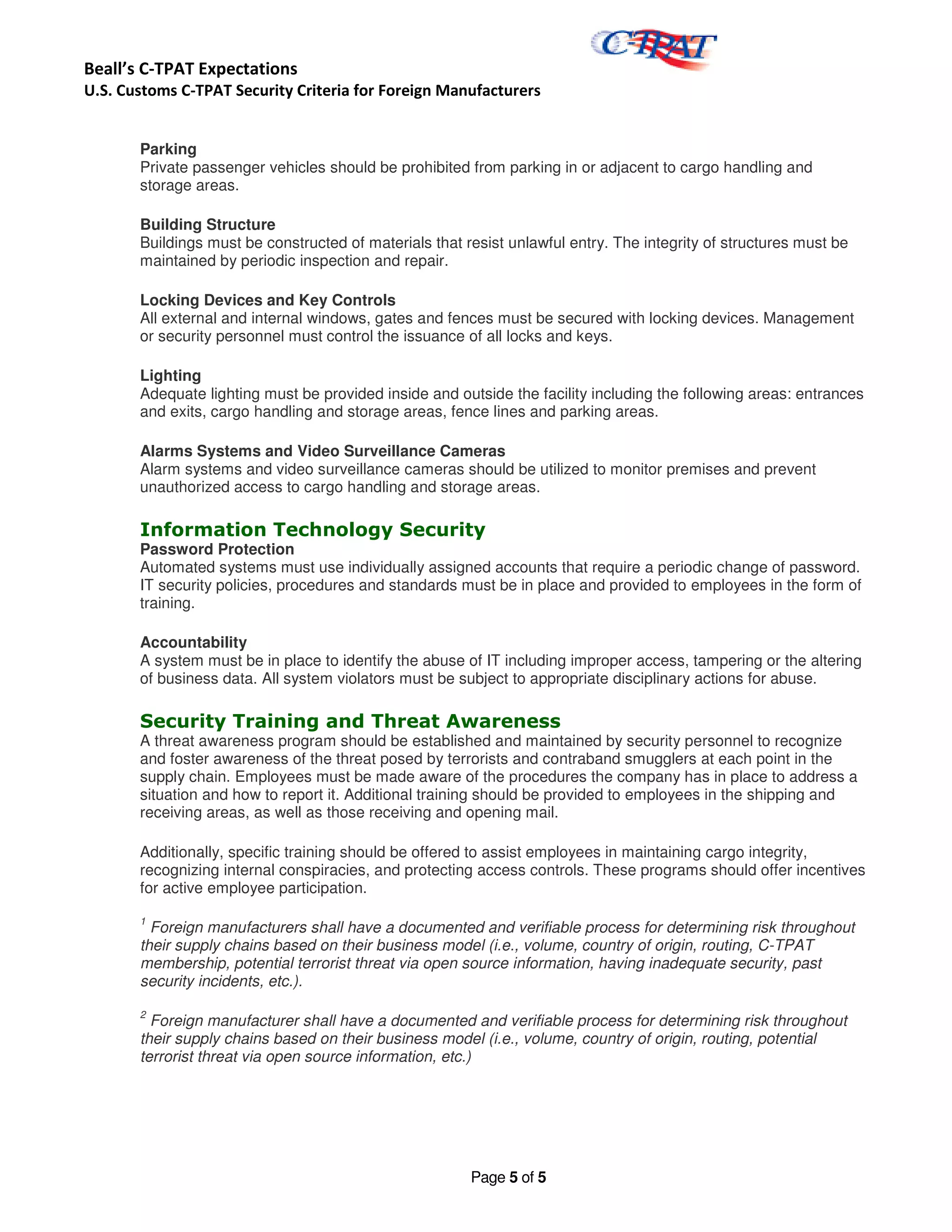 c-tpat security criteria for foreign manufacturers.pdf