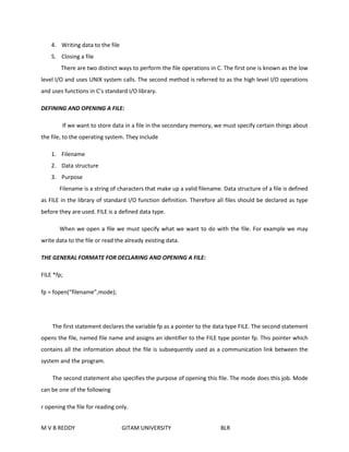 C UNIT-5 PREPARED BY M V BRAHMANANDA REDDY | DOCX | Operating Systems ...