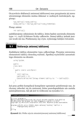 C#. Ćwiczenia. Wydanie II | PDF