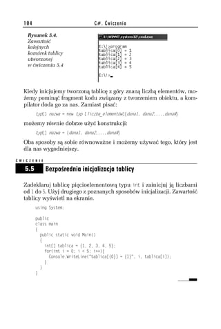 C#. Ćwiczenia. Wydanie II | PDF