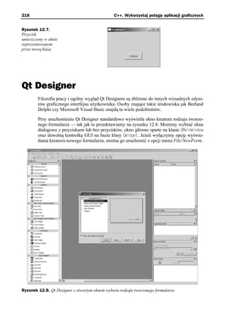C++. Wykorzystaj potęgę aplikacji graficznych | PDF