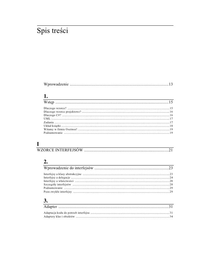C#. Wzorce projektowe