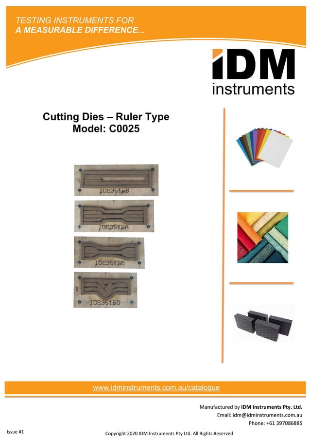 Cutting dies - ruler type - CNC | PDF