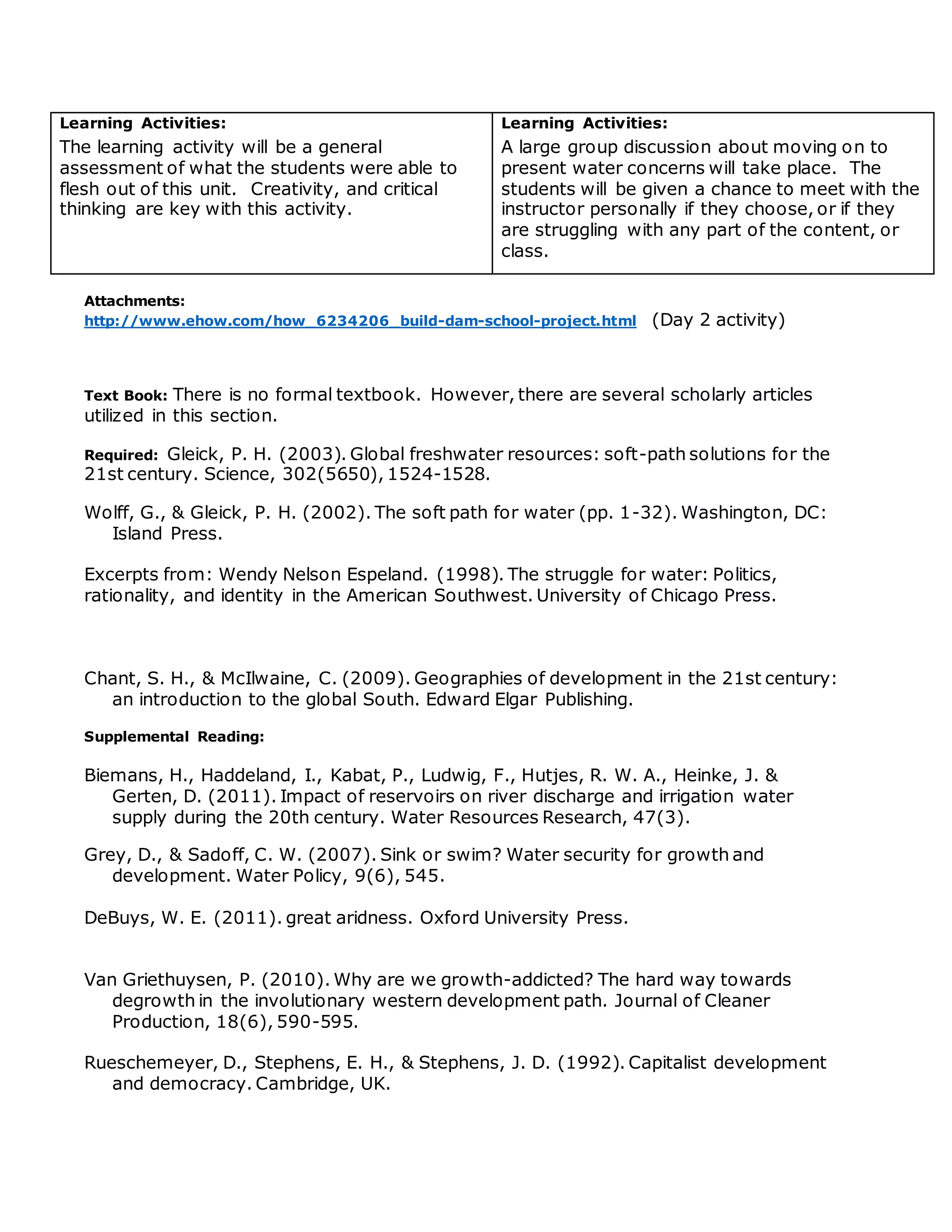 History of water FINAL | DOCX