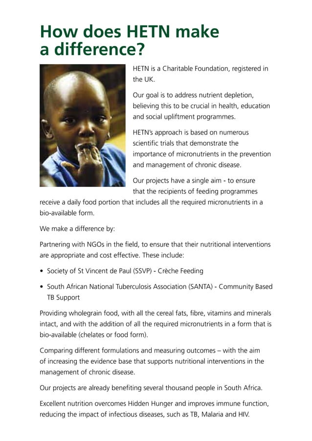 HETN Hidden Hunger Brochure | PDF