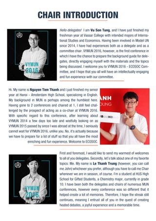 [ECOSOC] Background Guide | PDF