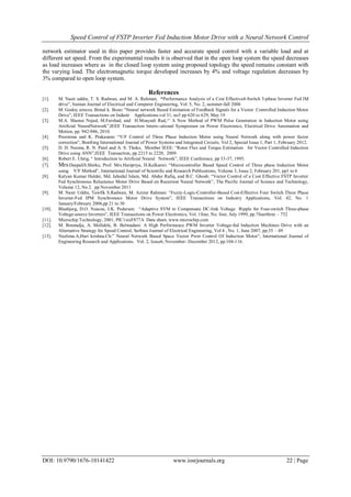 Speed Control of FSTP Inverter Fed Induction Motor Drive with a Neural Network Control | PDF