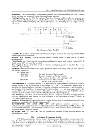 Over view of Microprocessor 8085 and its application | PDF