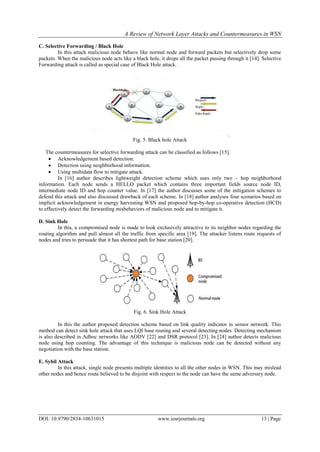 A Review of Network Layer Attacks and Countermeasures in WSN | PDF